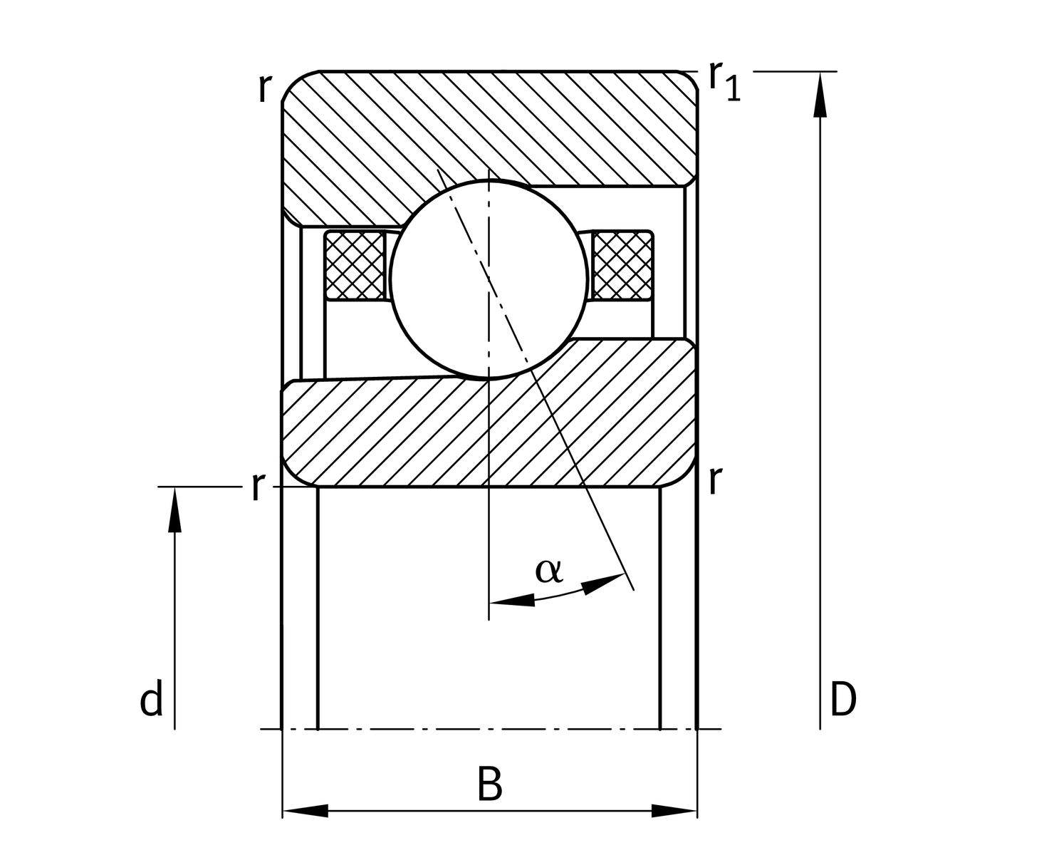 Casa del Cuscinetto. Cuscinetto a sfere a contatto obliquo - VCM7015-E-T-P4S-UL-XL