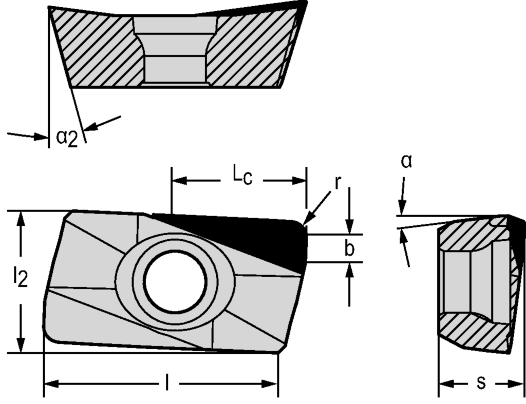 Positive rhombic BCGT-B85 - Walter Tools