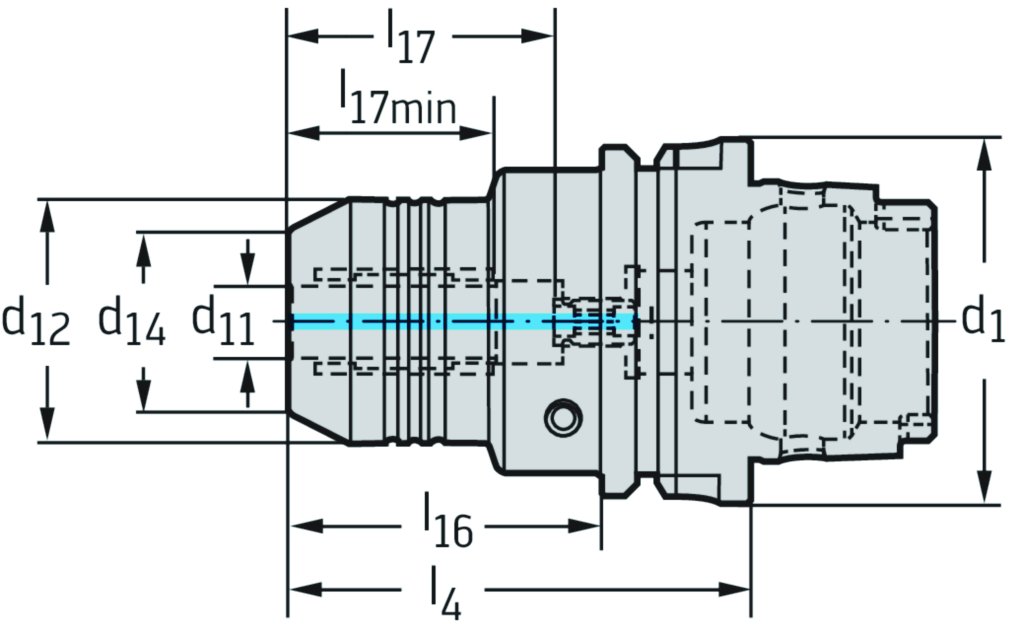 DIN 69893-1 A hydraulic expansion chuck AK182-HSK - Walter Tools
