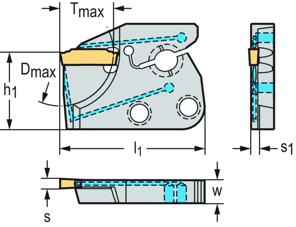 Grooving module – Radial grooving G4635-33-L-DX18-P - Walter Tools